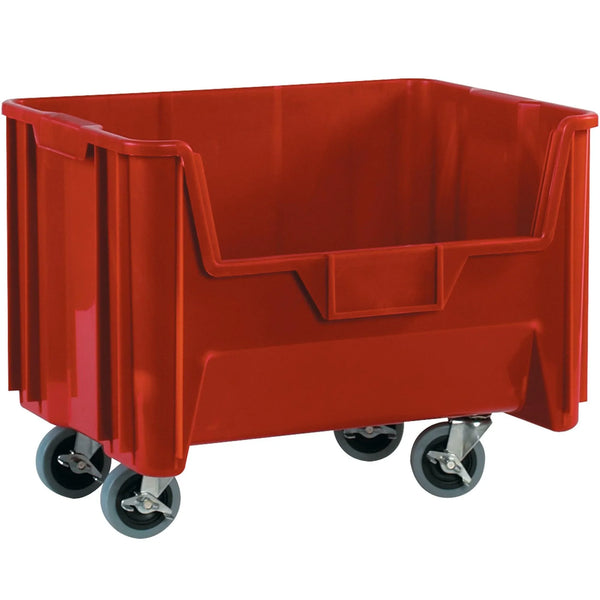 19 7/8 x 15 1/4 x 12 7/16" Red Mobile Giant Stackable Bins – Samuel ...